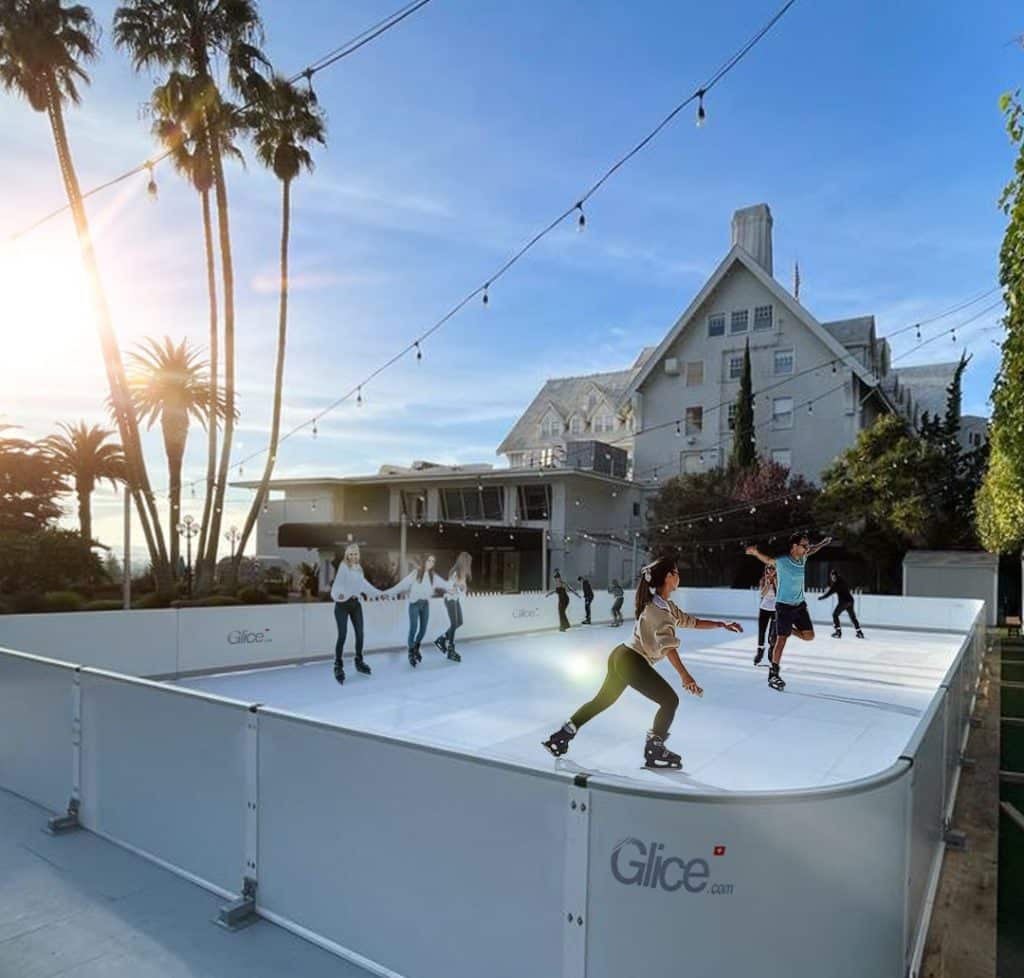 New Eco Ice Rink at The Claremont Club & Spa | Glice Eco Rinks